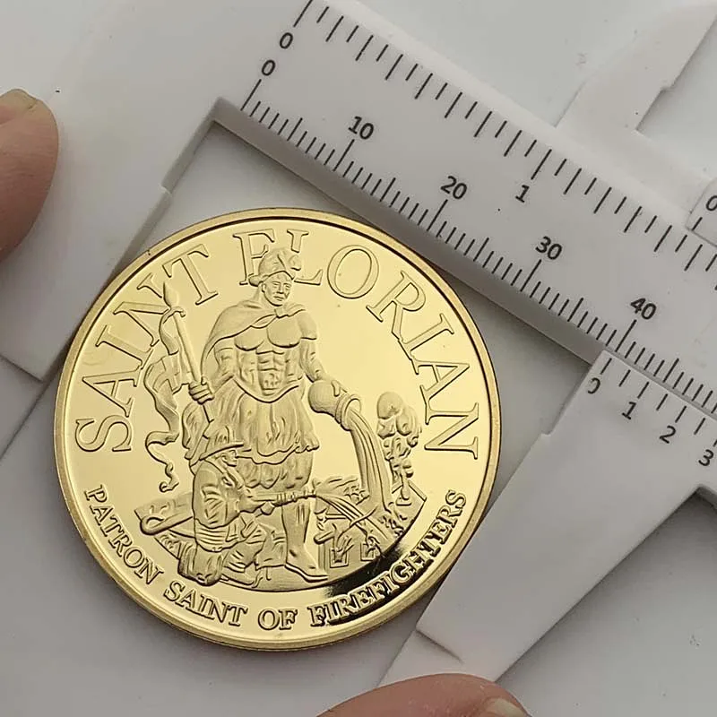 San Florian Fireman Guardian Commemorative Coin - Best Shop House