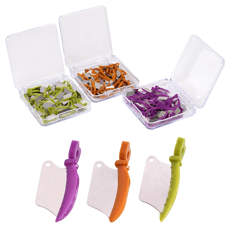 50pcs-Box-Dental-Prime-Teeth-Interproximal-Plastic-Fender-Wedges-with ...