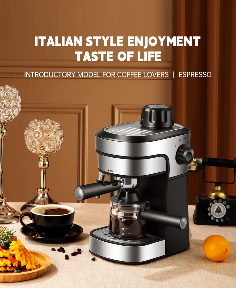 ZZUOM-Espresso-Coffee-Machine-with-Milk-Foaming-Apply-for-Household ...
