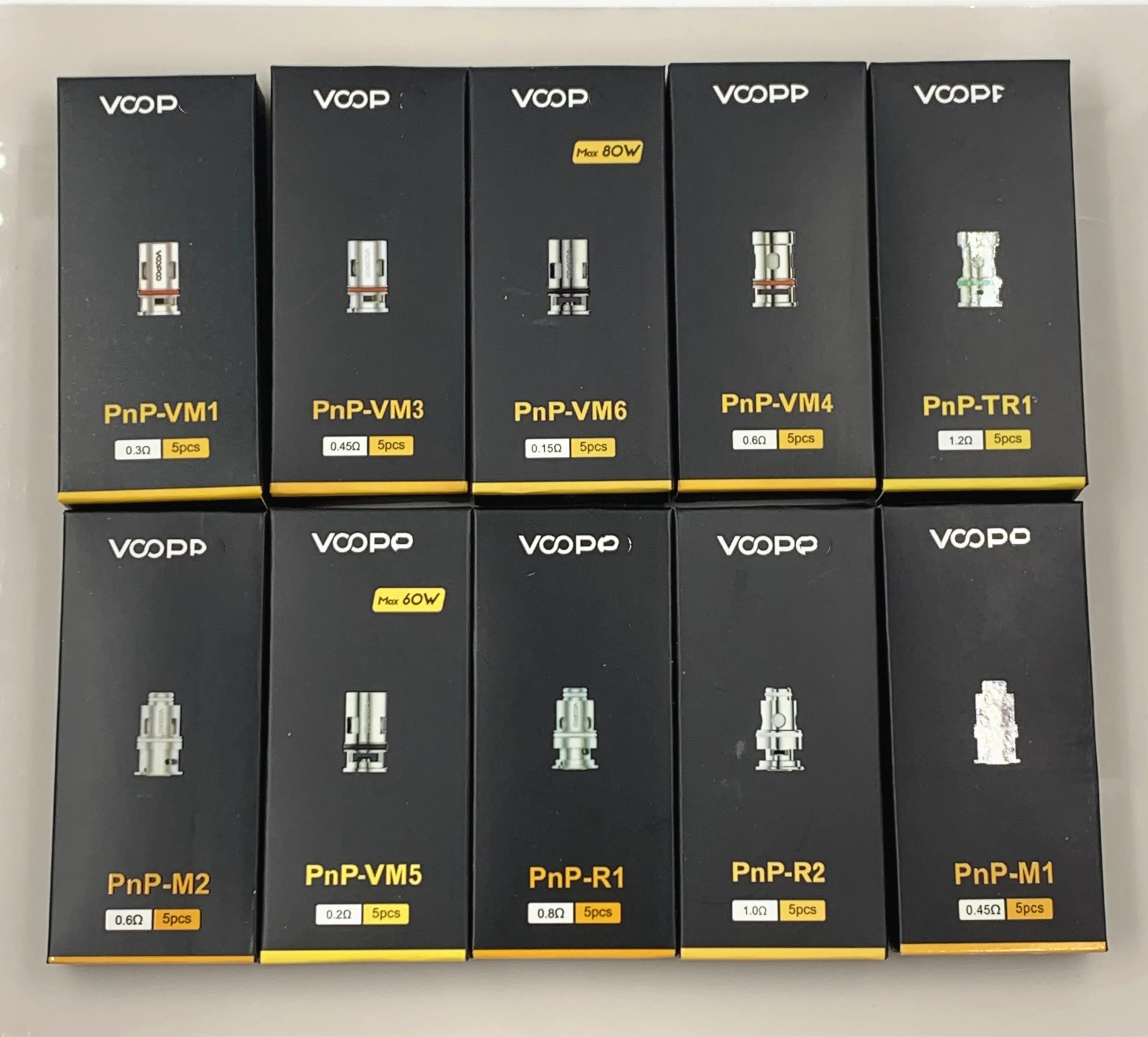 5pcs PNP Coil Head for Vinci Drag ARGUS Pod Mod Kit Tank Vape Device ...