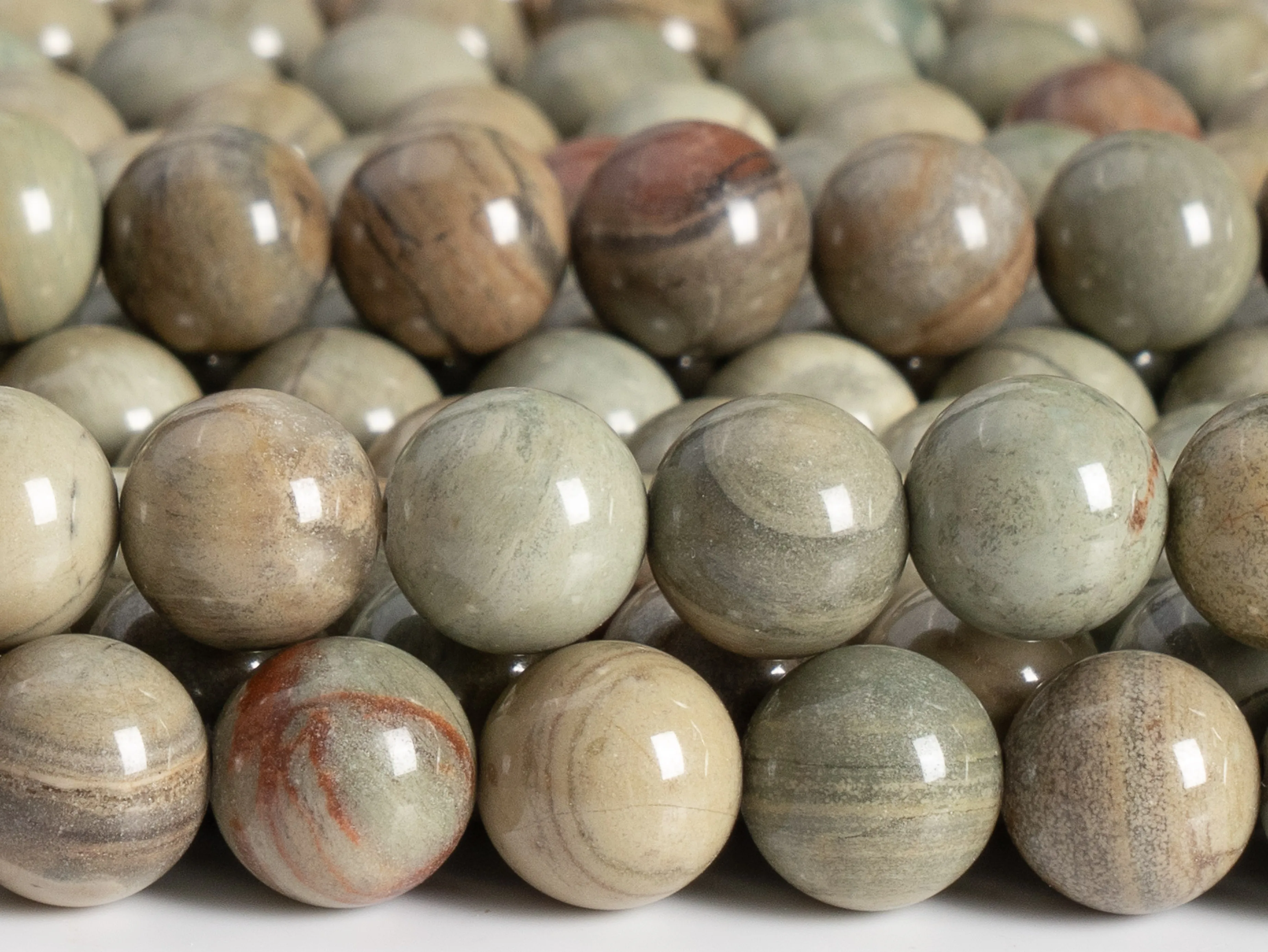 Genuine-Natural-Silver-Leaf-Jasper-Beads-Grade-AAA-Gemston-Loose-Beads ...
