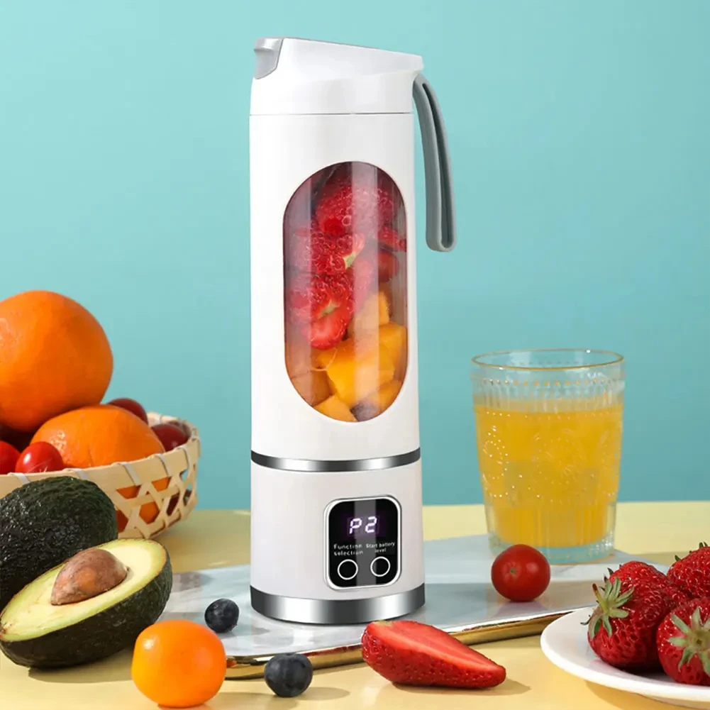 Electric-Juicer-Cup-12-Blades-Milkshake-Machine-USB-Portable-Fruit-Milk ...