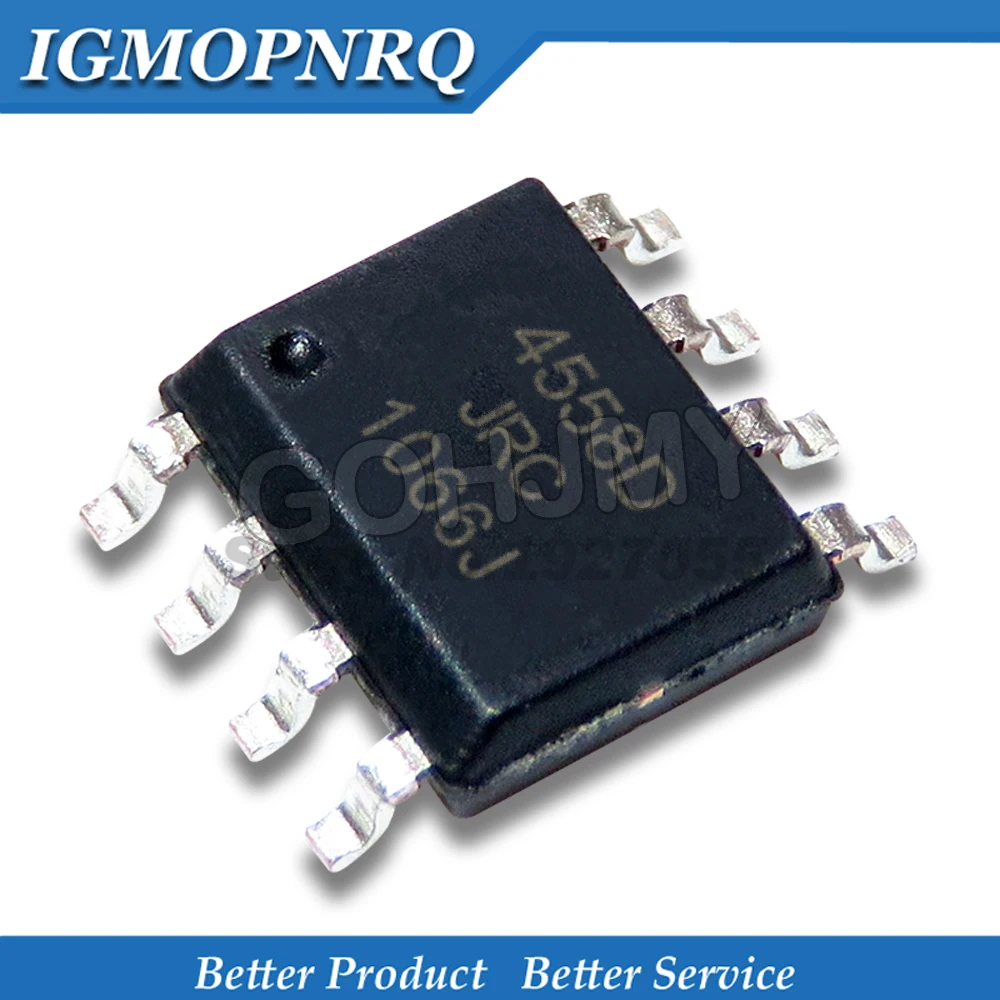 10PCS-NJM4580M-NJM4580-SOP8-SOP-4580M-SMD-NJM4558D-NJM4580E-NJM4558 ...