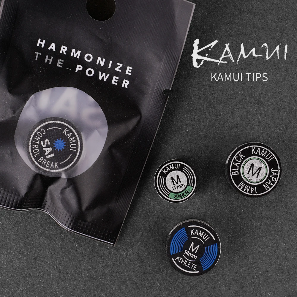 Kamui-Tips-Japan-athlete-Standard-black-14mm-SNKR-11mm-Cue-Tip-Snooker ...