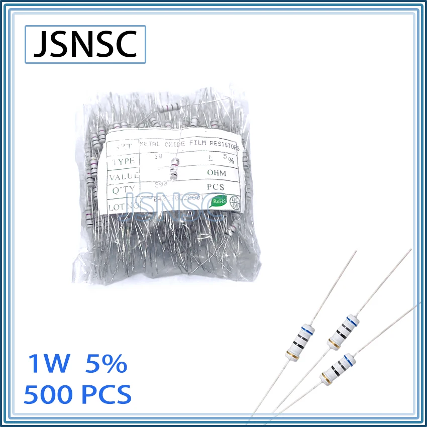 JSNSC-500PCS-5-1W-22K-24K-27K-30K-33K-36K-39K-43K-47K-51K-56K-62K.jpg