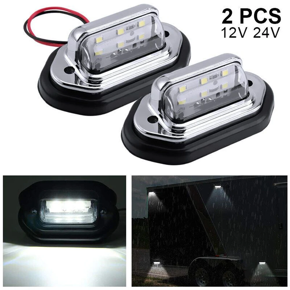 2pcs-LED-License-Number-Plate-Light-Universal-White-Bulbs-Lamps-For ...