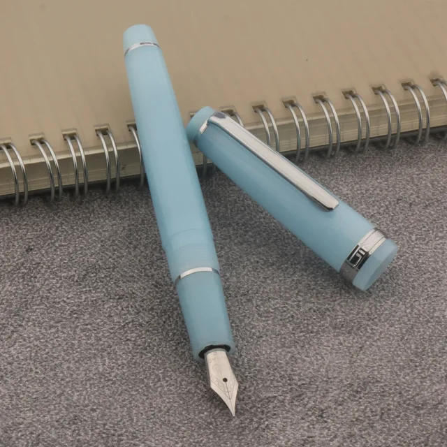 JINHAO 82 Fountain Pen Transparency Pen Spin Golden EF F M Nib Business ...