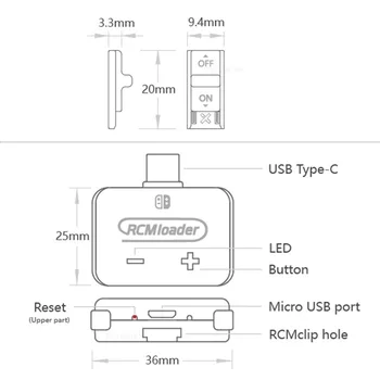 1Pc Upgrade V10 Rcm Loader Een Payload Bin Injector Zender Voor ...