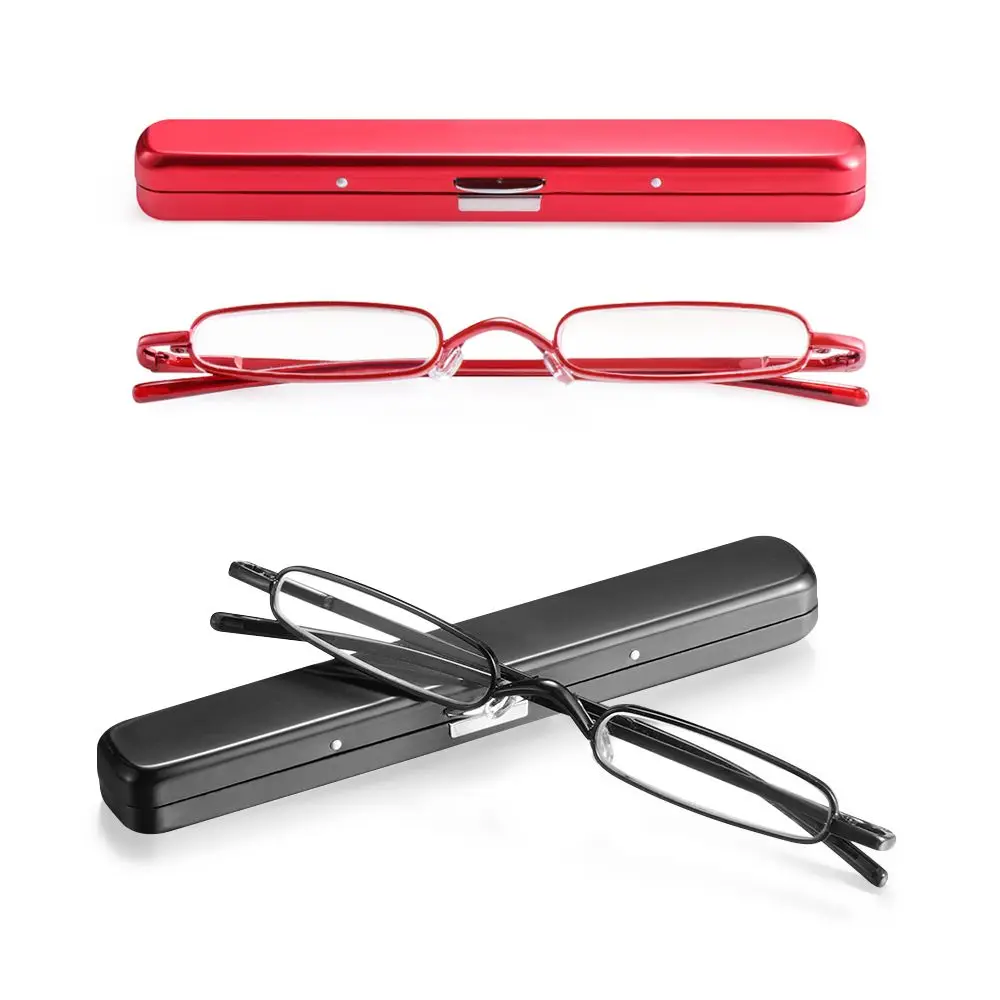 Elegant Reading Glasses Metal Frame Ultra-thin Men Women Reading ...