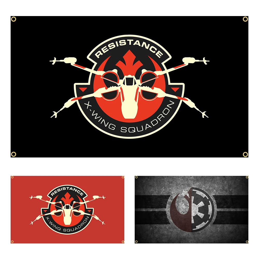 90x150cm-Resistance-X-Wing-Squadron-Flag-Polyester-Printed-Decoration ...