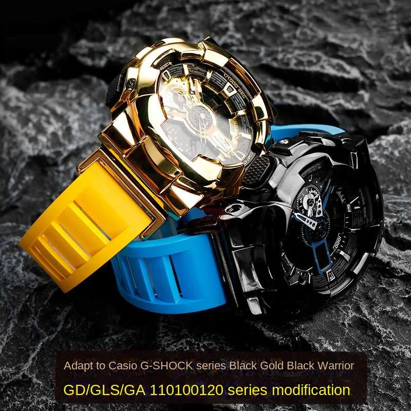 Stainless-steel-cas-For-G-SHOCK-Casio-Black-Gold-GA-110GB-100-120 ...