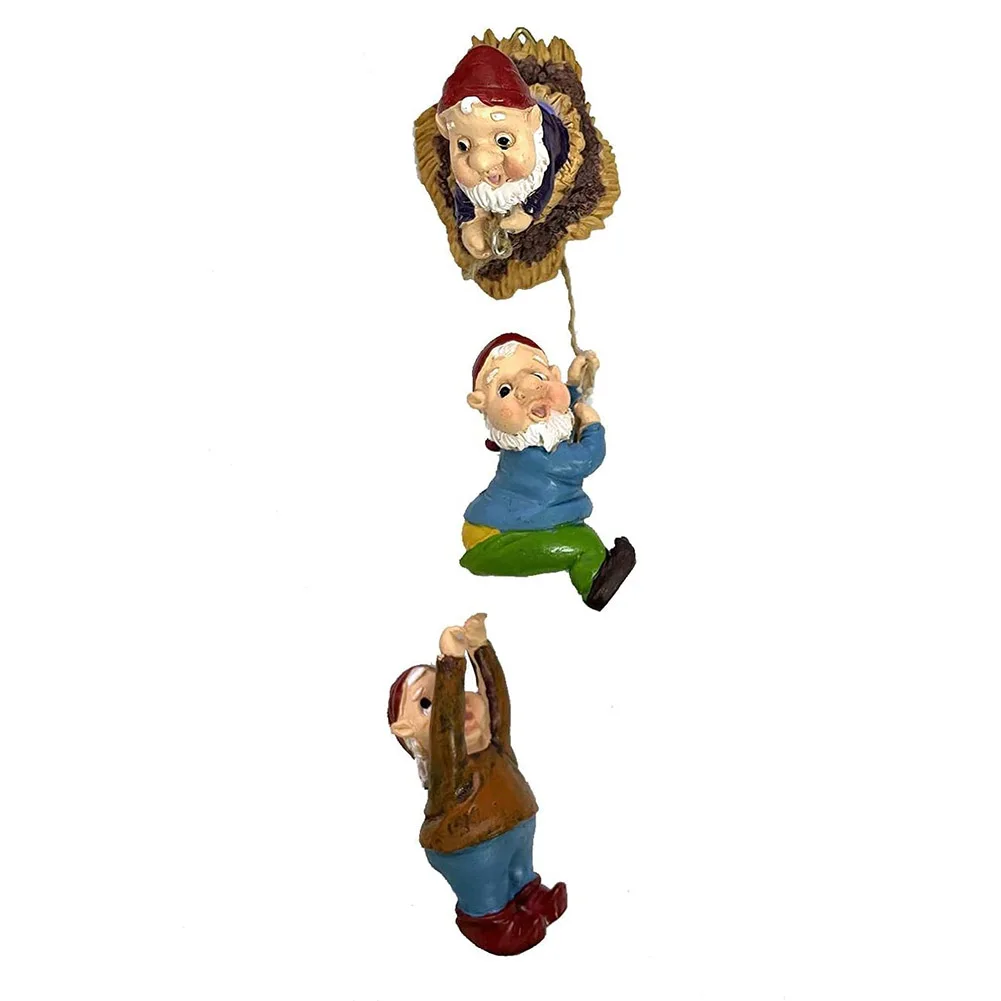 Hanging-Dwarf-Figurines-Resin-Gnome-Tree-Hugger-Ornament-Creative-Mini ...