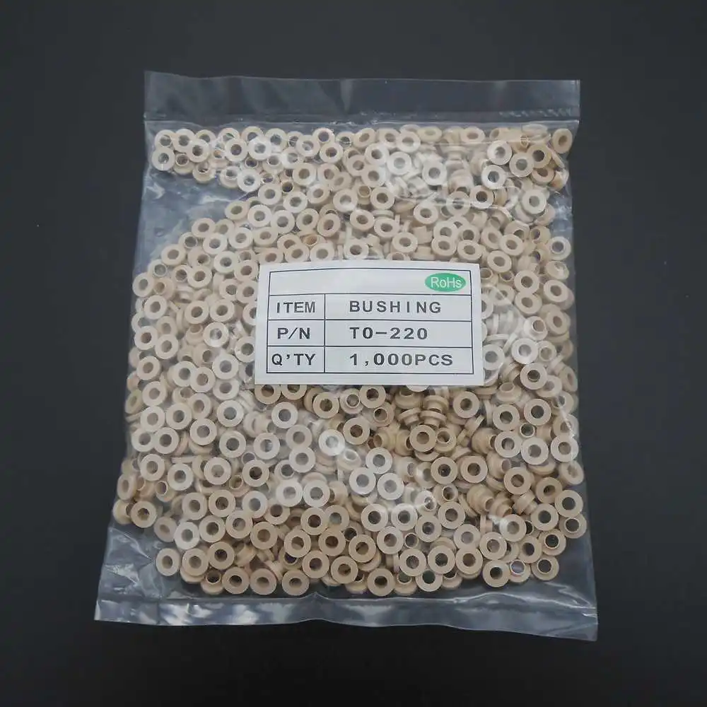 1000Pcs/Lot TO-220 High Temperature Insulation Nylon Washer Bushing ...