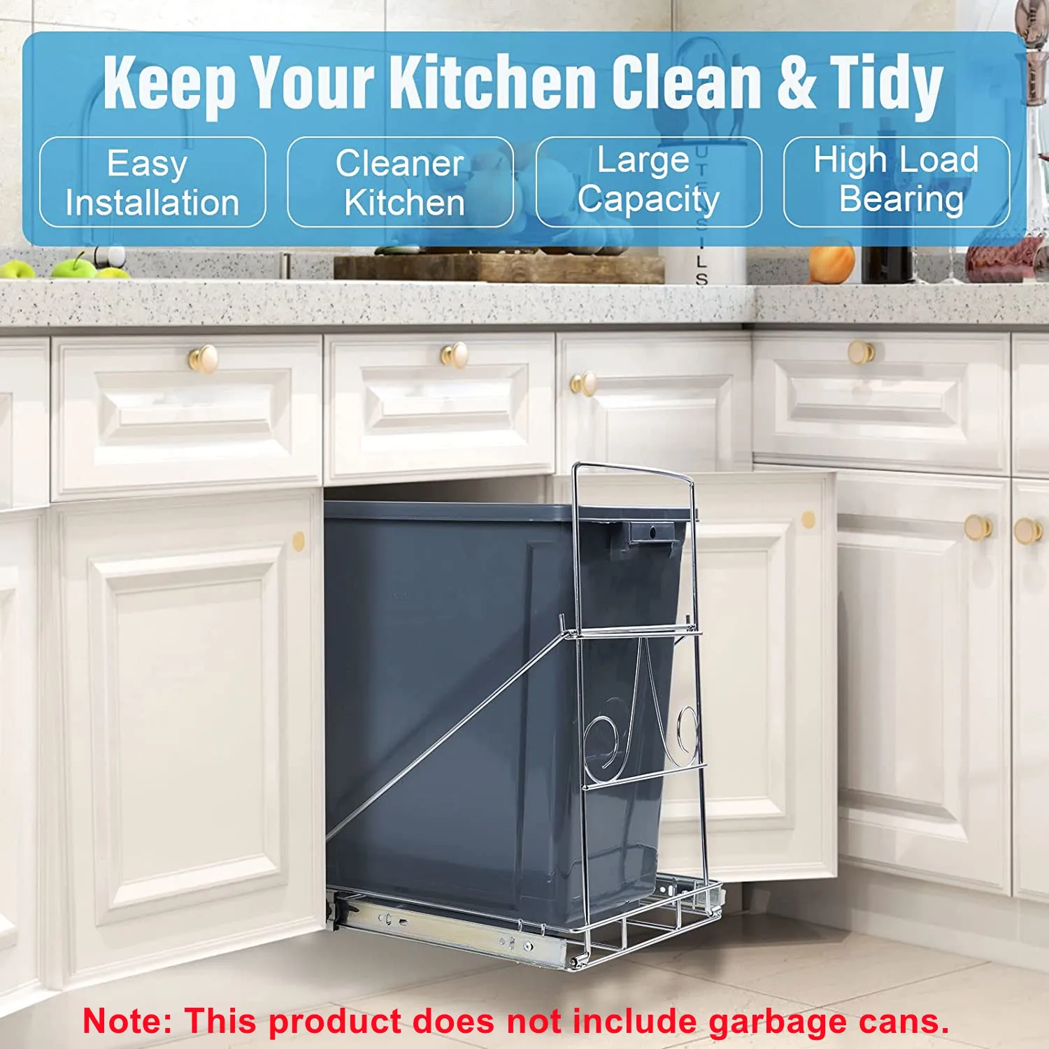 Roll Out Drawers For Trash In Kitchen