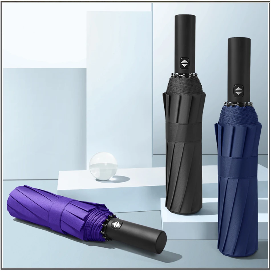 Full-automatic-large-folding-umbrella-sun-protection-UV-protection-wind ...