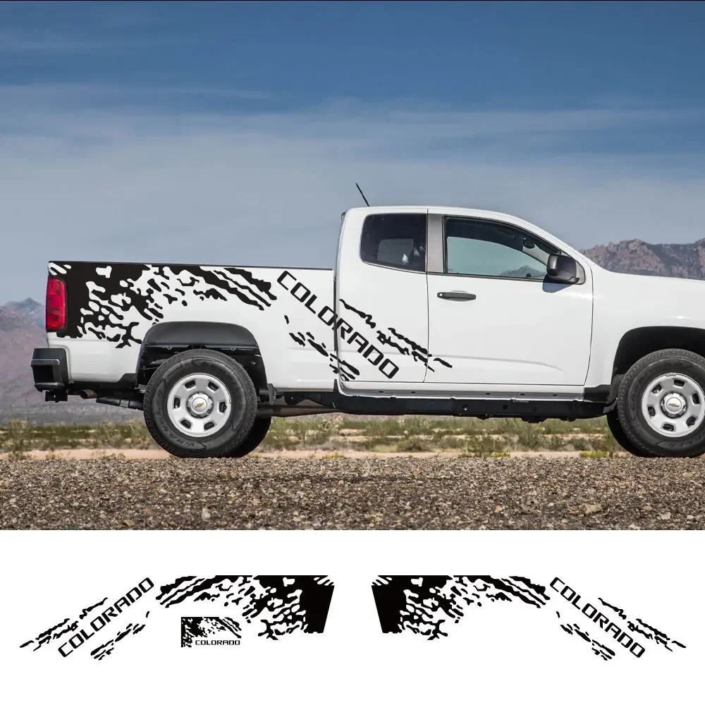 Pickup Body Side Stickers For Chevrolet Colorado Z71 Truck Graphics ...