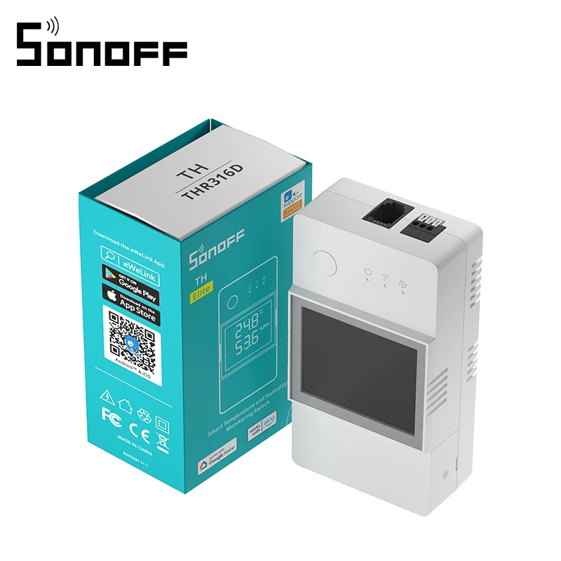Sonoff Th16 16a Smart Wifi Temperature Humidity | Sonoff Th16 ...