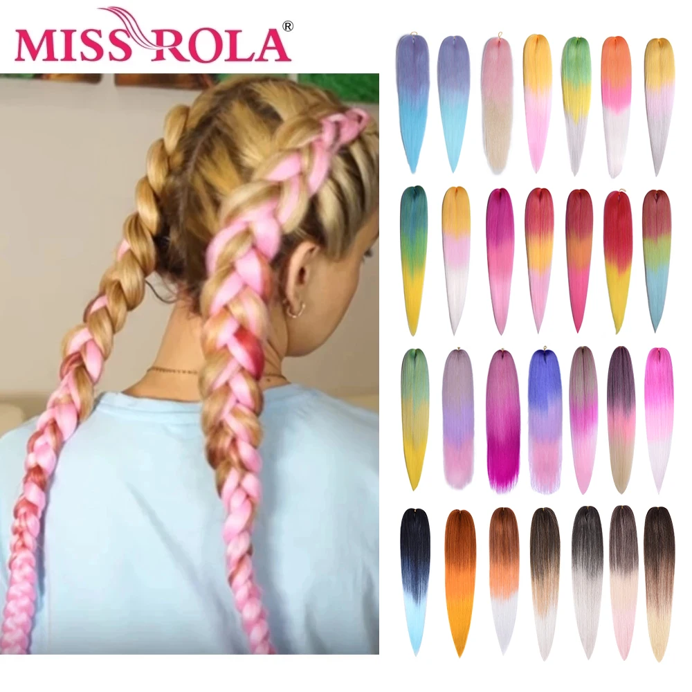 Pink Braiding Hair Pre Stretched | Pre-stretched Kanekalon Hair ...