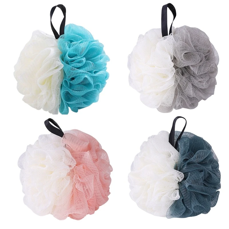 1/2/3pcs Shower Bath Ball for Back Body Two-color Splicing Bath Flower ...