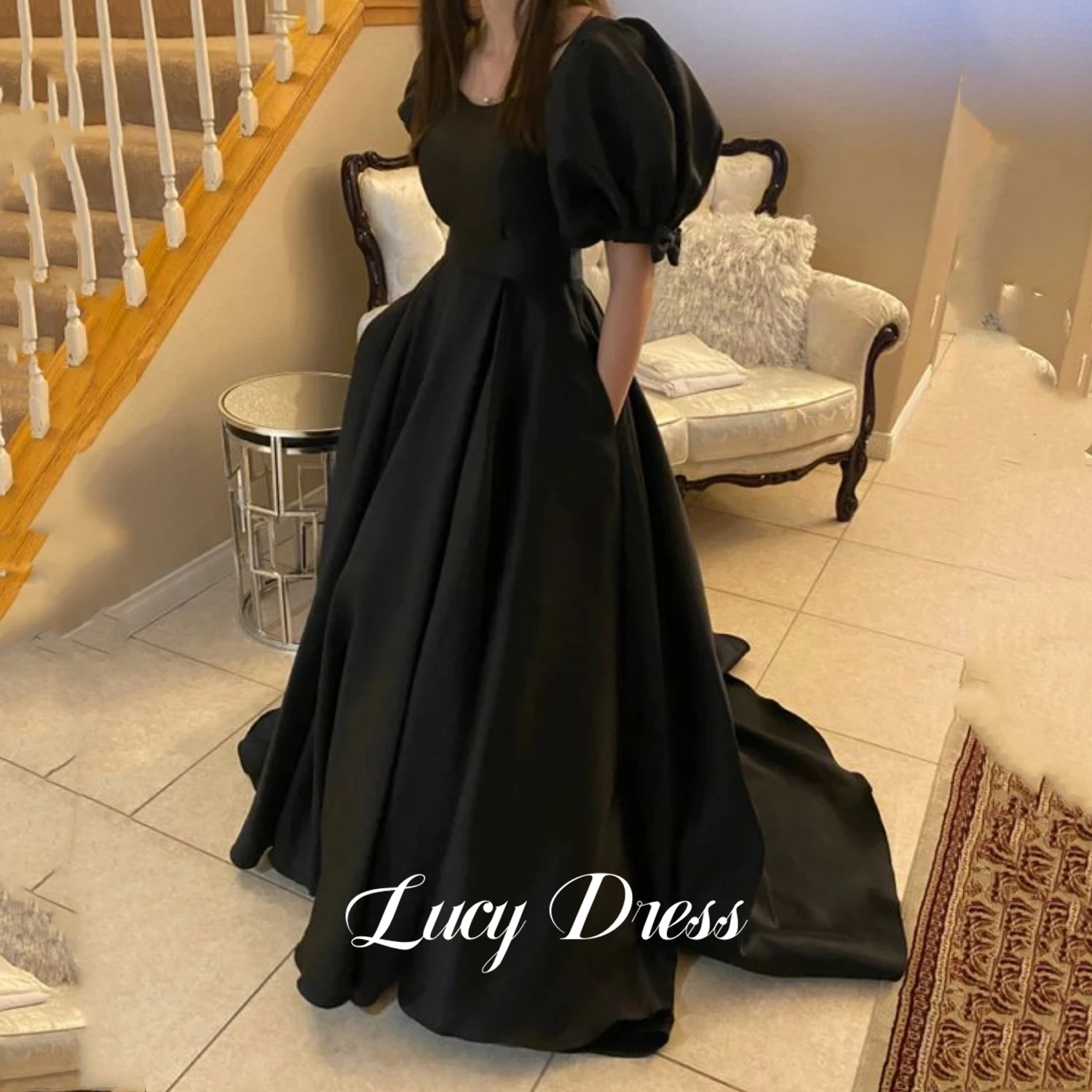 Lucy-Line-A-Long-Dress-Party-Evening-Elegant-Luxury-Celebrity-Gala ...