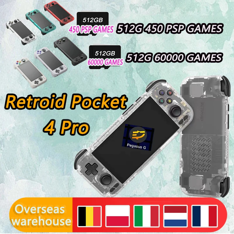 Retroid-Pocket-4-Pro-Official-Store-Handheld-4-7-Inch-Video-Game-8G ...