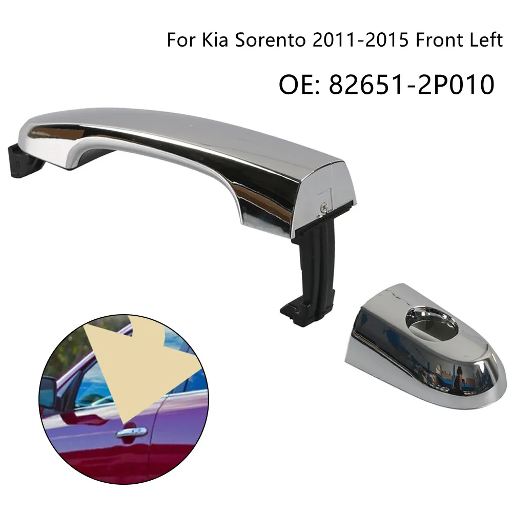 Front Left Driver Chrome Outside Door Handle Trim 82651 2P010 For Kia ...