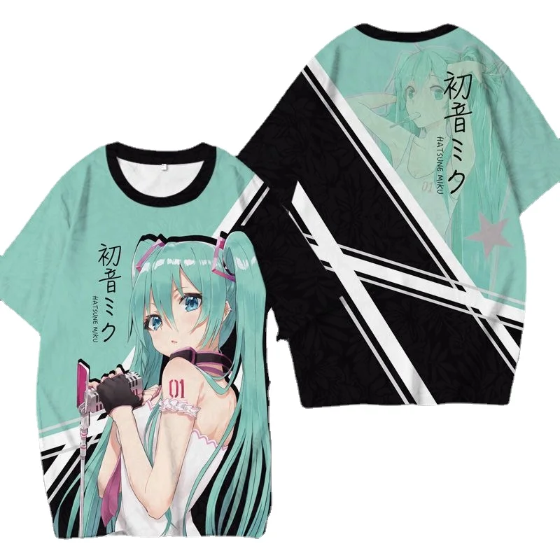 NEW-Japanese-Hatsune-Miku-creative-t-shirt-men-and-women-summer-miku ...