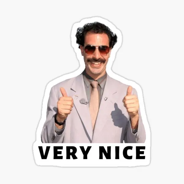 Borat-Very-Nice-5PCS-Stickers-for-Art-Print-Window-Room-Background ...