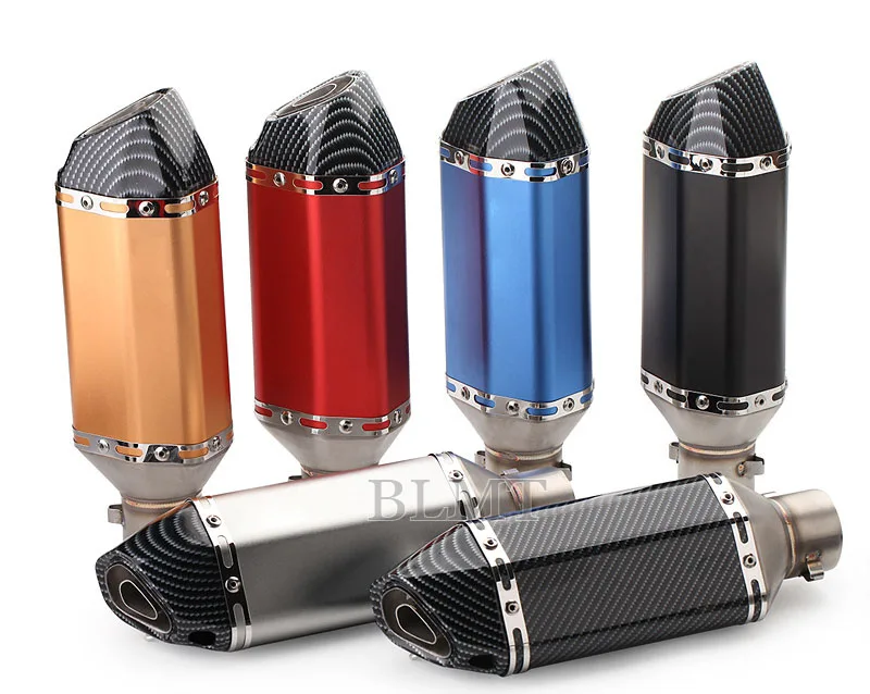 Universal-51mm-Motorcycle-akra-Exhaust-Escape-Slip-on-Muffler-Pipe-For ...