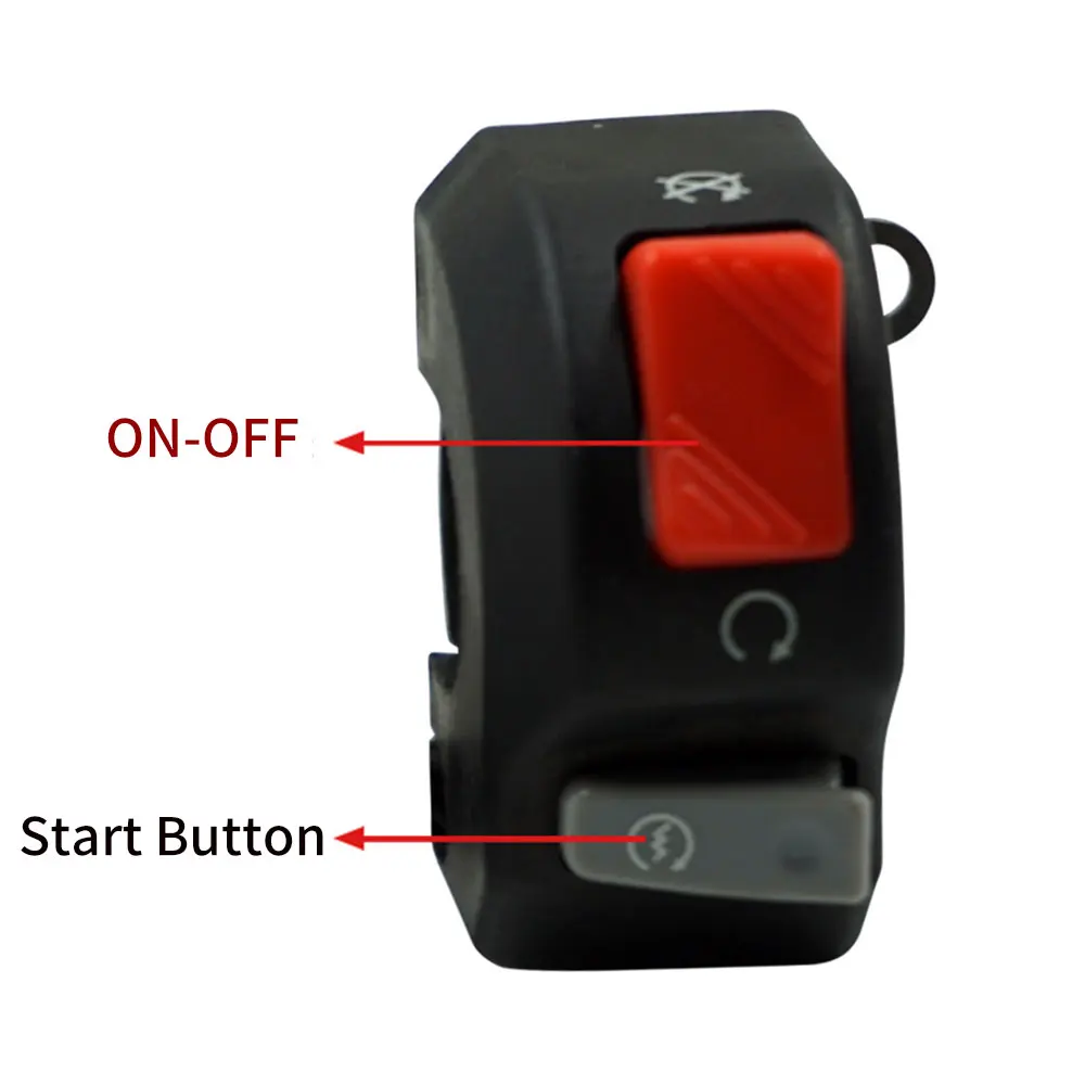Motorcycle Switch Universal 7/8inch 22mm Handlebar Flashing Fog ...