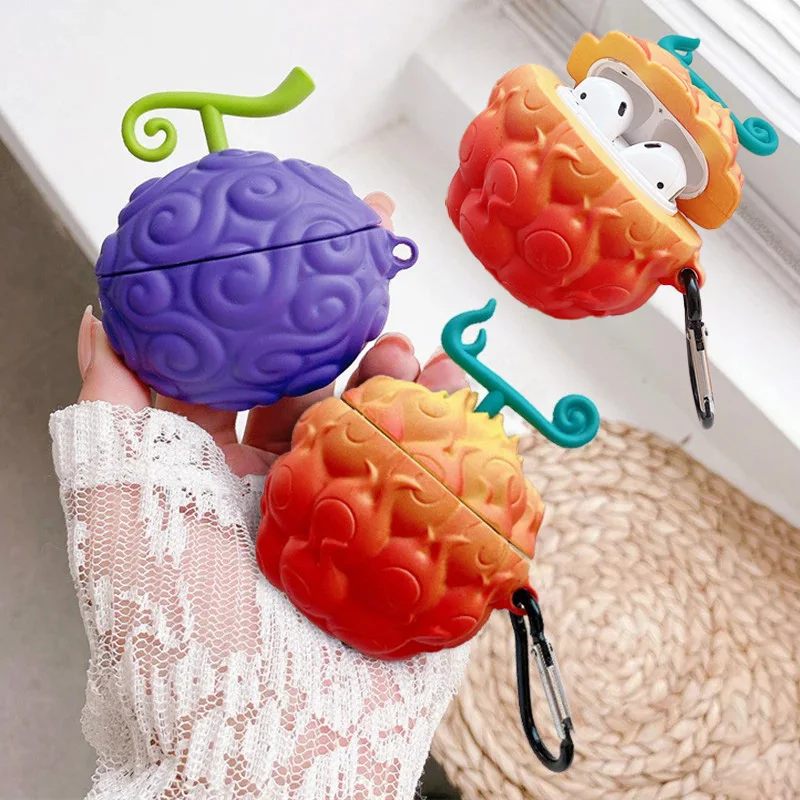 Anime-One-Piece-Luffy-3D-Devil-Fruit-Earphone-Case-for-Airpods-1-2-3 ...