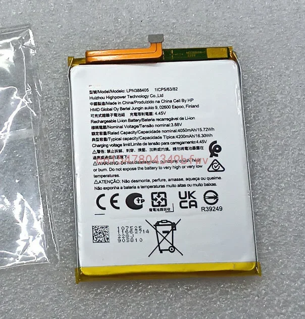 X30-Battery-4200mah-3-85V-LPN388405-for-NOKIA-X30-mobile-phone-High ...