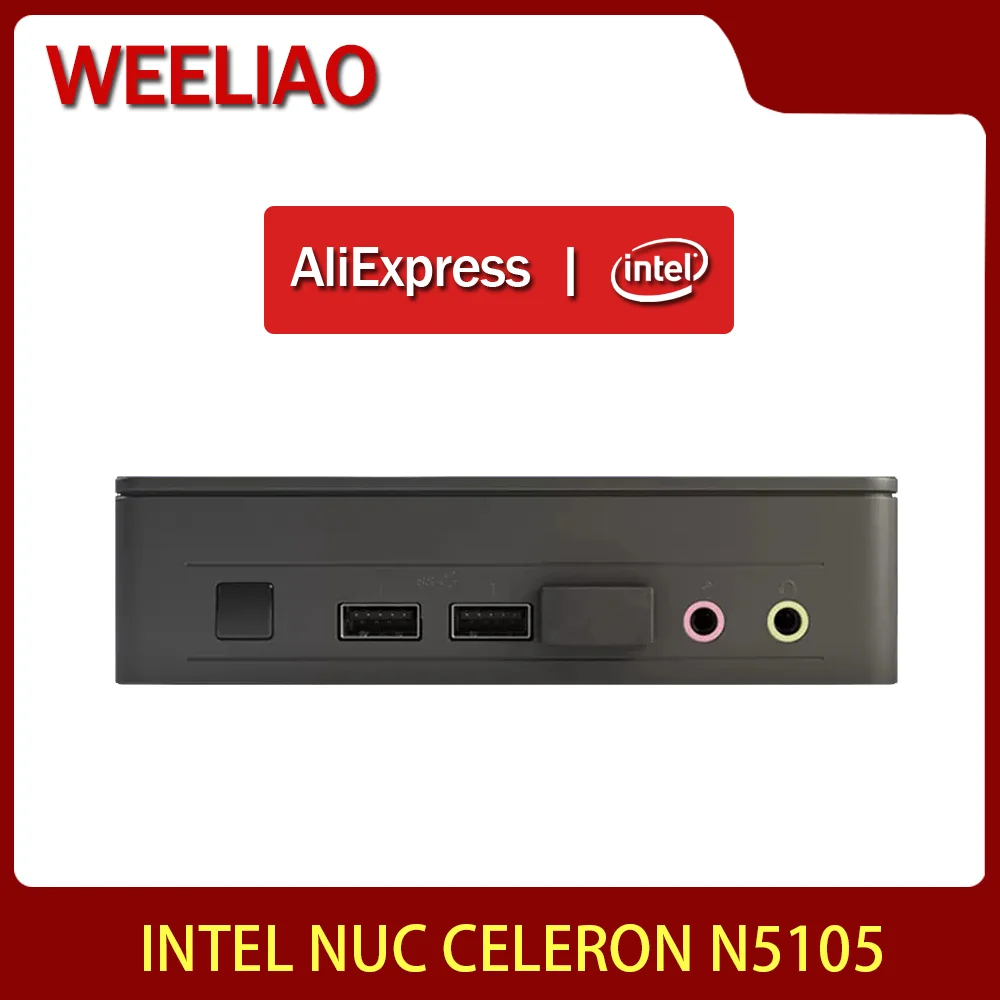 Intel Atlas Canyon NUC11ATKC4 mini desktop PC Celeron N5105 2.0 GHz 2.9 ...