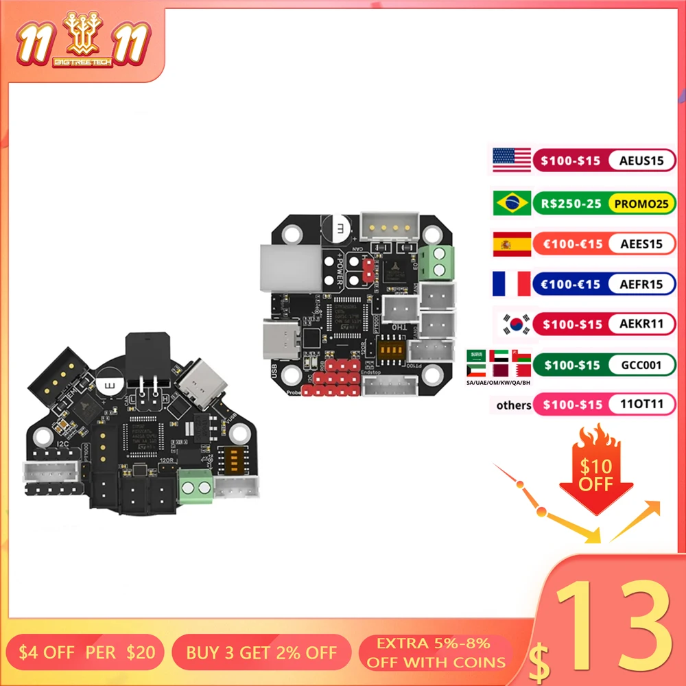 BTT-EBB36-EBB42-CAN-Adapter-Board-Support-Canbus-And-Usb-PT100-Onboard ...