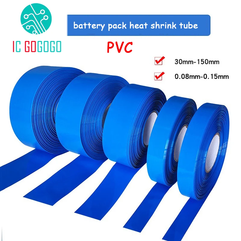 30mm-130mm-18650-Lithium-Battery-Heat-Shrink-Tube-Pack-Cells-Wrap-Cover ...