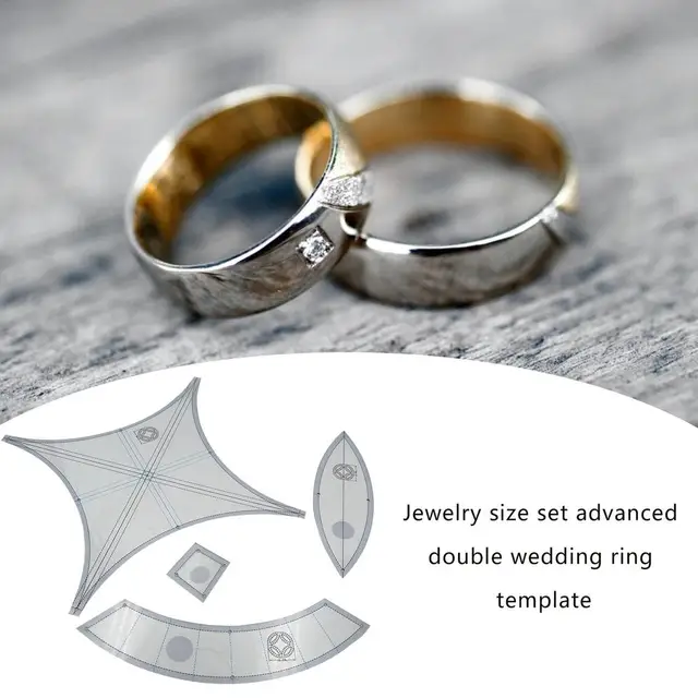 Double Wedding Ring Template Set