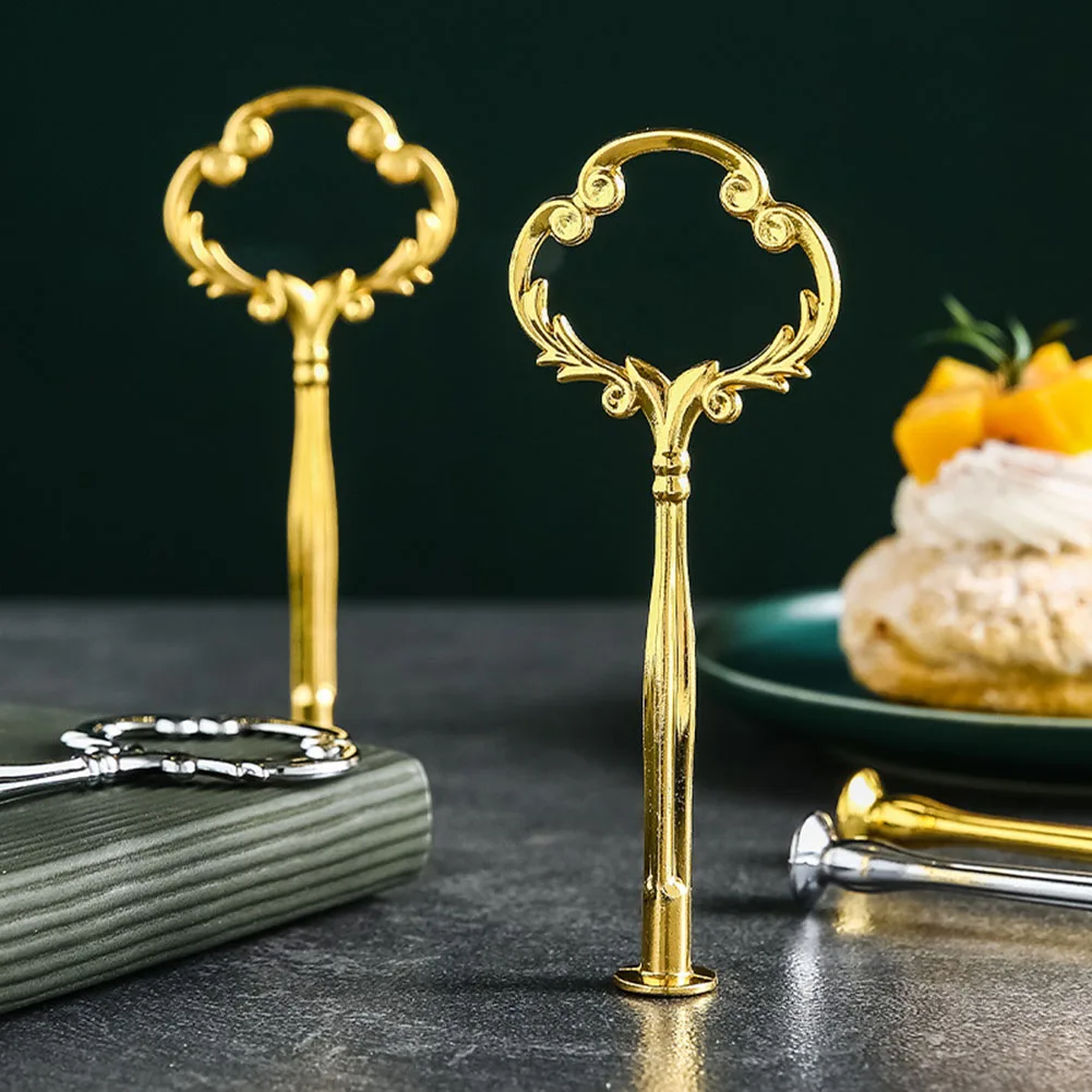 2-3-Tier-Cake-Plate-Stand-Handle-Cake-Stand-Hardware-Holder-For-Wedding ...
