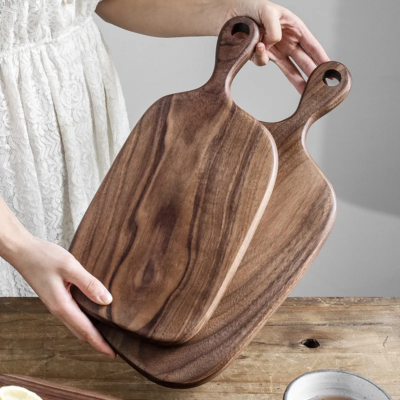 Quality Kitchen Wooden Chopping Blocks Beech Walnut Cutting Board Pizza ...