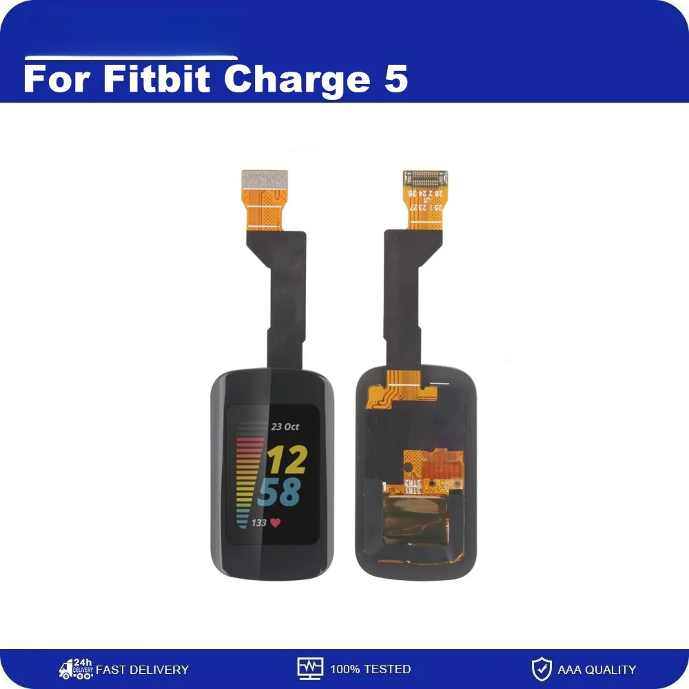 For Fitbit Charge 5 Smart Watch LCD Display Touch Screen Digitizer ...
