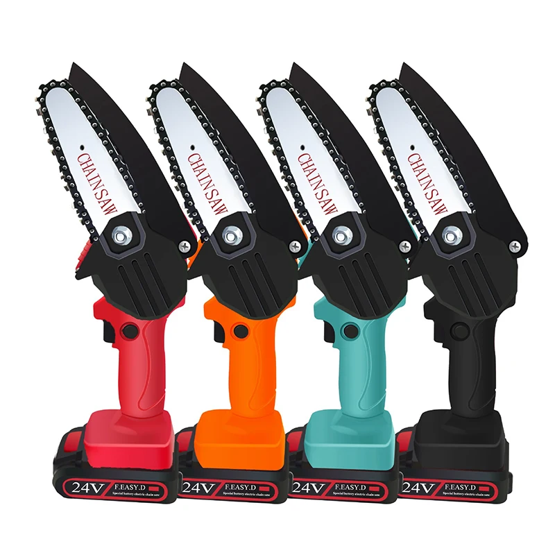 24V-Lithium-Ion-Battery-Electric-Chain-Saw-4-Inches-Gardening-Power ...