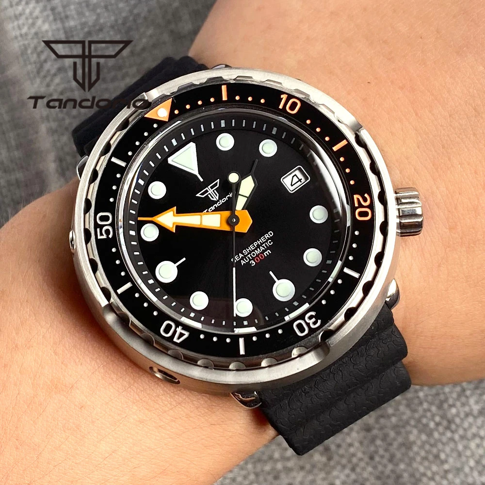 Dive Watch Automatic | Tandorio Tuna Watch | Ceramic Wristwatch ...