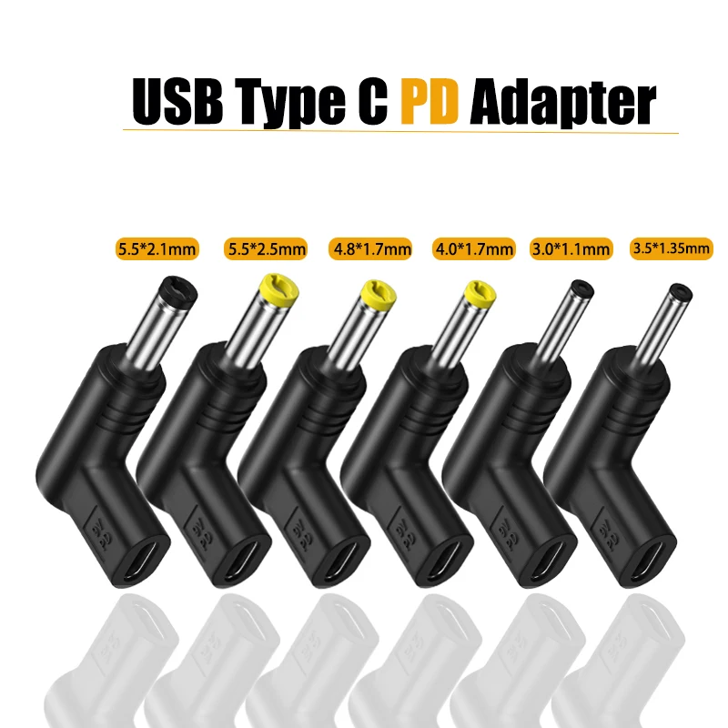 USB Type C PD Adapter Universal 5V 9V 12V DC Jack Charging Adapter ...