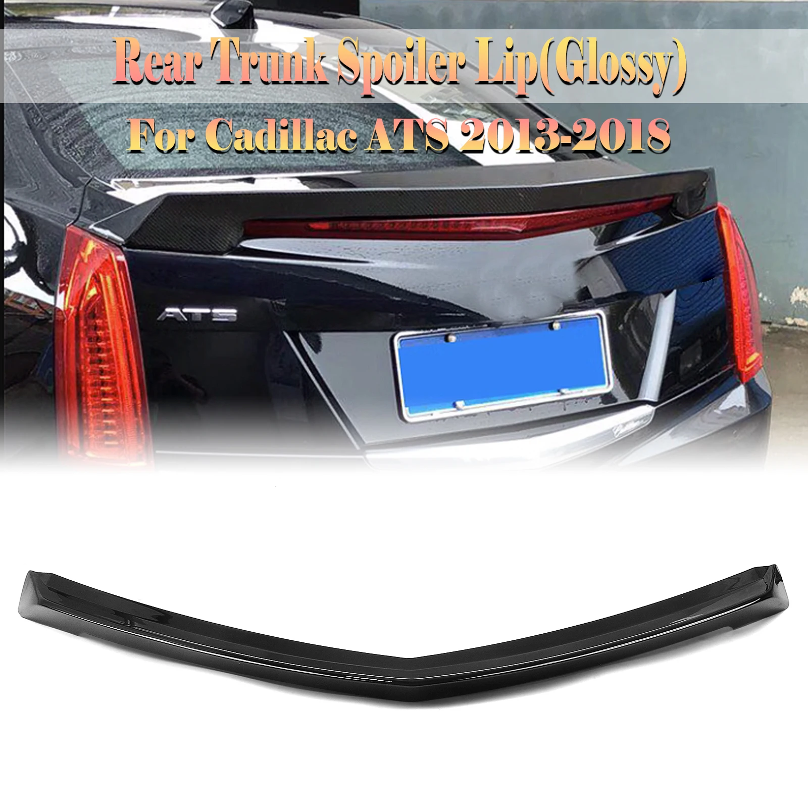Rear-Trunk-Lid-Spoiler-Wing-For-Cadillac-ATS-2013-2014-2015-2016-2017 ...