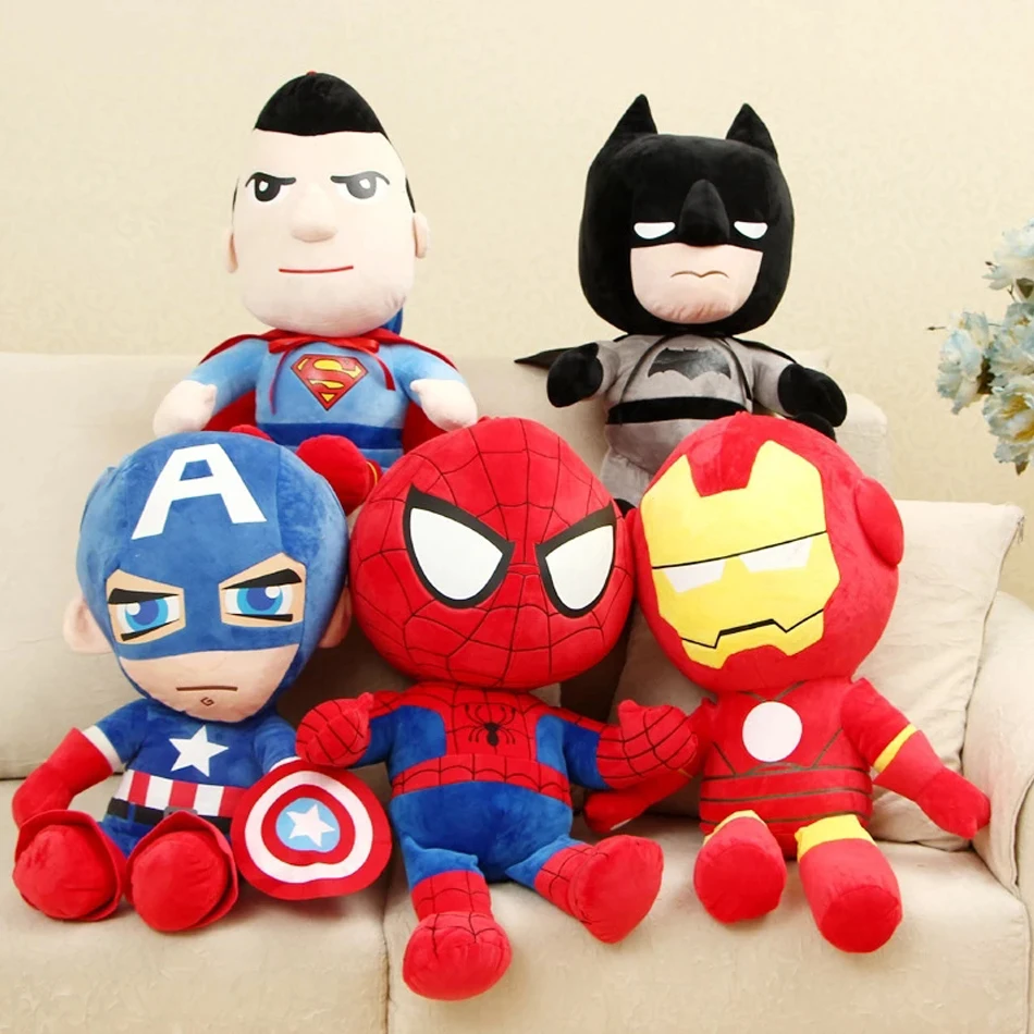 Disney-Anime-Plush-Toy-Spiderman-Doll-Marvel-Avengers-Hero-Soft-Plush ...