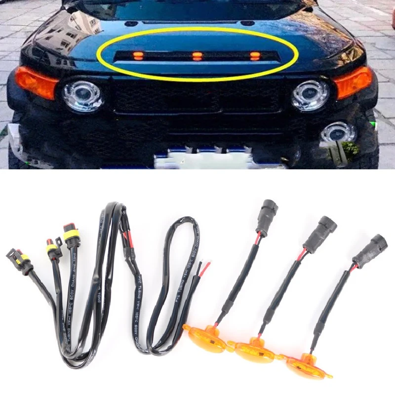 NEW 3PCS APP/Remote Control For Toyota FJ Cruiser 2007-2020 LED Smoky ...