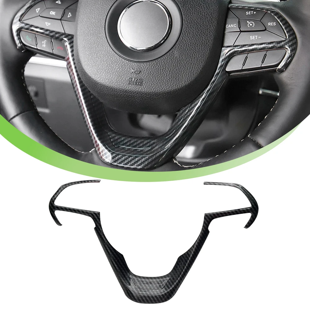 Steering Wheel Decorative Cover Trim Decal for Jeep Grand Cherokee 2014 ...