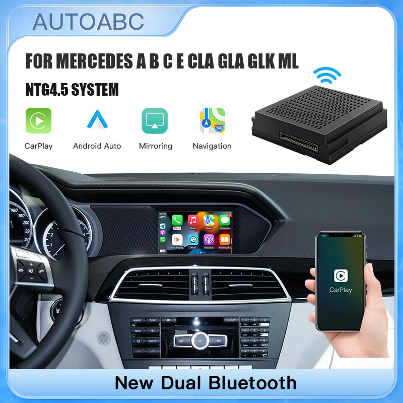 Wireless-Carplay-Android-Auto-Adapter-Fit-for-Mercedes-Benz-A-B-C-E-CLA ...