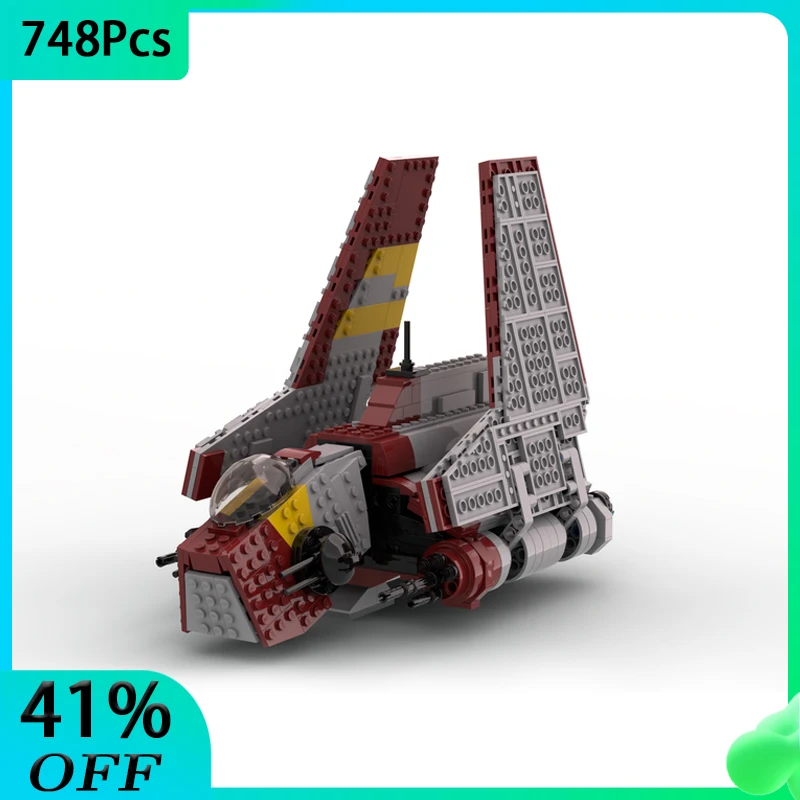 NEW-Nu-class-Attack-Shuttle-Republic-Version-MOC-Building-Blocks-Model ...