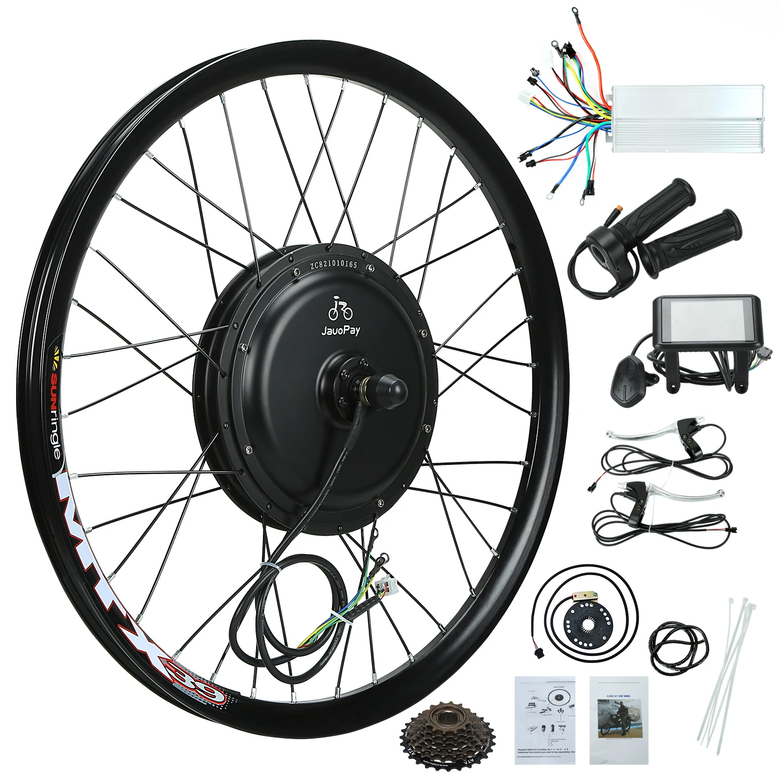 Electric-Bicycle-Motor-Conversion-Gearless-Rear-Drive-Motor-Kit-Rear ...