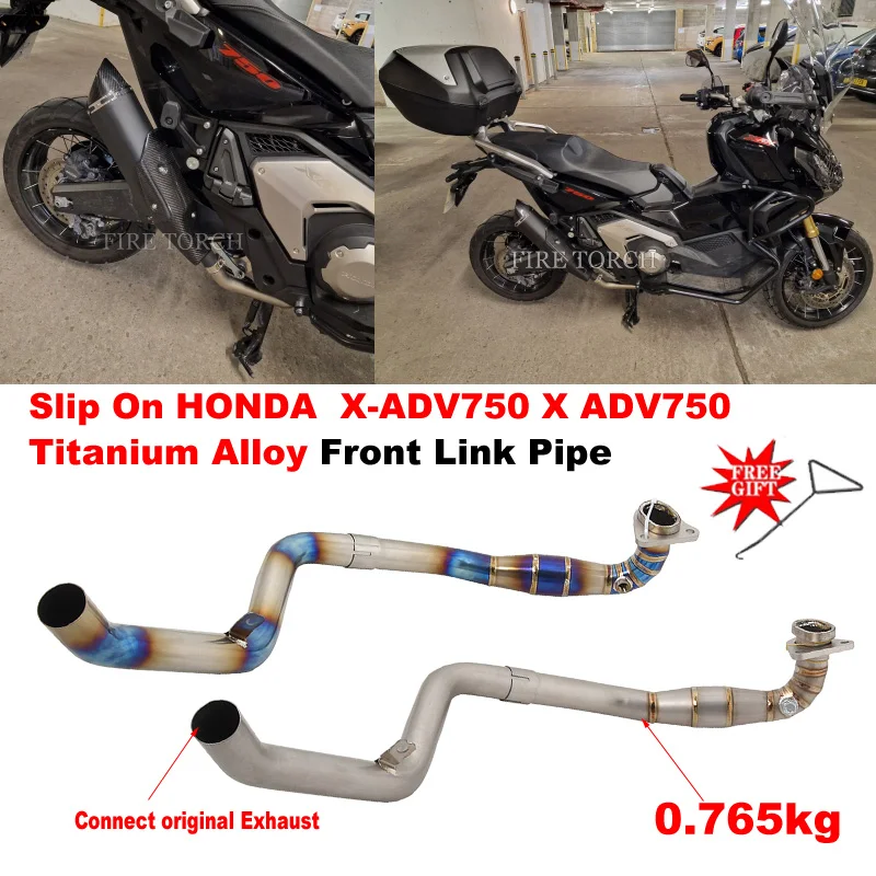 Motorcross Exhaust Front Pipe | Honda Xadv Front Link Pipe - Exhaust ...